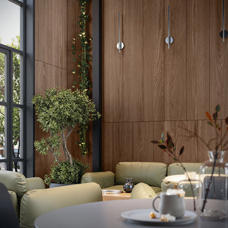 Seamless Chestnut Wall Panel Kit – Decorative Wood Panels ...