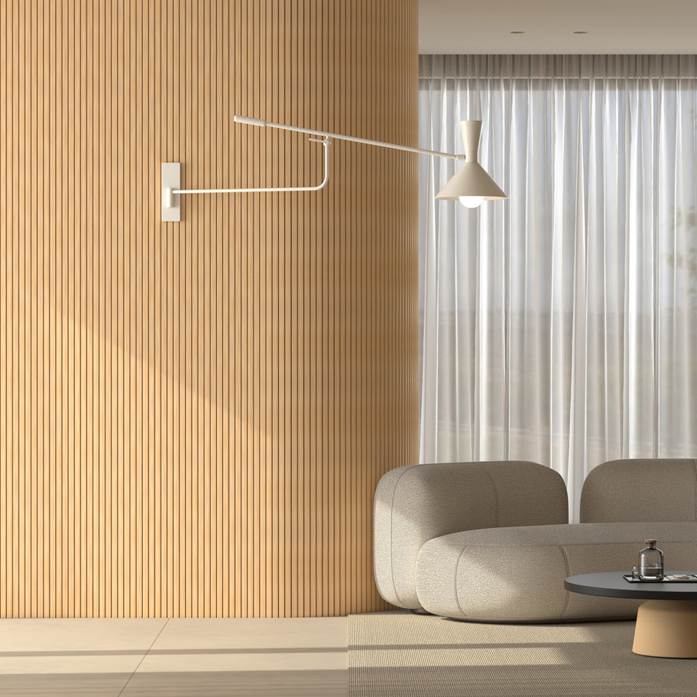 Flexible Beveled Slat Wood Wall Panel Interior Siding - Champagne Oak ...