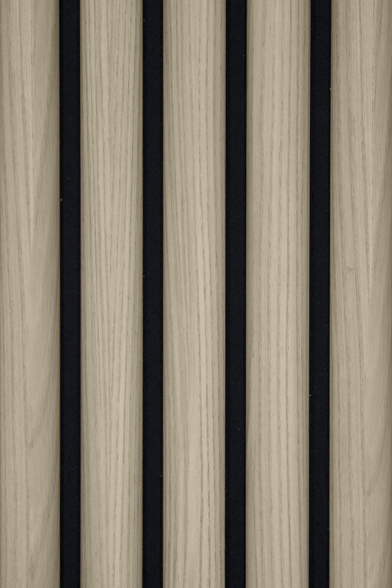Half-Round Wood Column Acoustic Sound Panel for Walls - American Oak ...