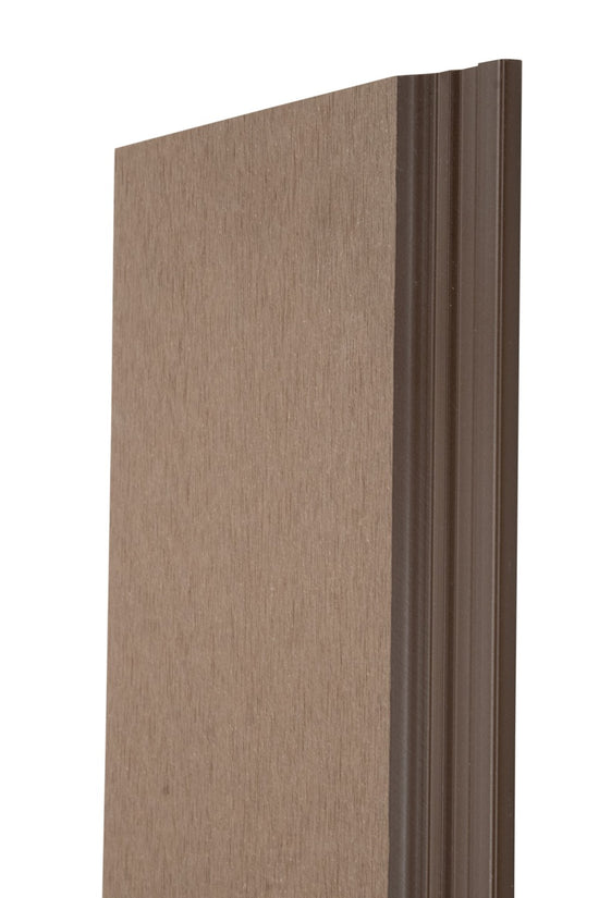 Light Brown Exterior Shiplap Composite Boards, Outdoor Wall Panel Clad ...