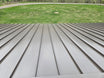 Slate Gray Steel Roof Panels Weather - Resistant Metal Roofing ...
