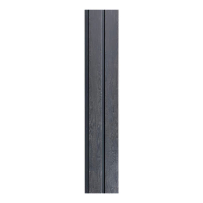 Solid Black Vinyl Slat Panels For Walls – slatsolution.com