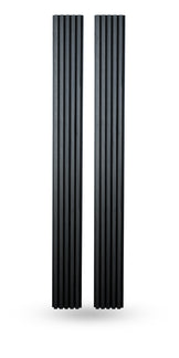 Charcoal Exterior Slat Siding Outdoor Wall Cladding Panels 5 Strip: 1 ...