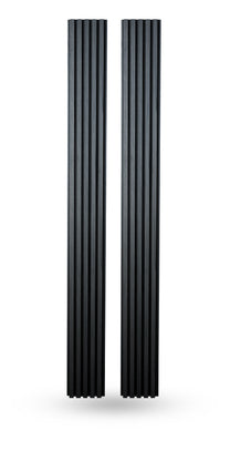 Charcoal Exterior Slat Siding Outdoor Wall Cladding Panels 5 Strip: 1 ...