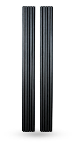 Charcoal Exterior Slat Siding Outdoor Wall Cladding Panels 5 Strip: 1 ...