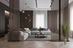 Gray Oak Slat Wood Room Dividers, Wall Partition (WPC) – slatsolution.com
