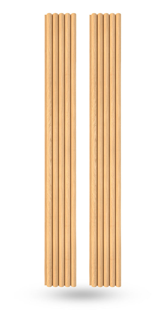 Rounded Slat Antique Oak Wood Wall Panels – slatsolution.com