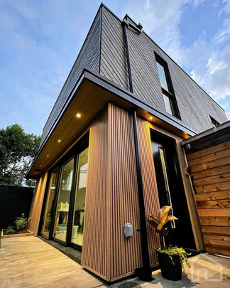 Teak Exterior Slat Wall Paneling for Outdoors Cladding – slatsolution.com
