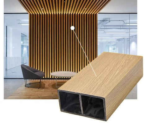 Cherry Slat Wood Room Dividers, Wall Partition (WPC) – slatsolution.com