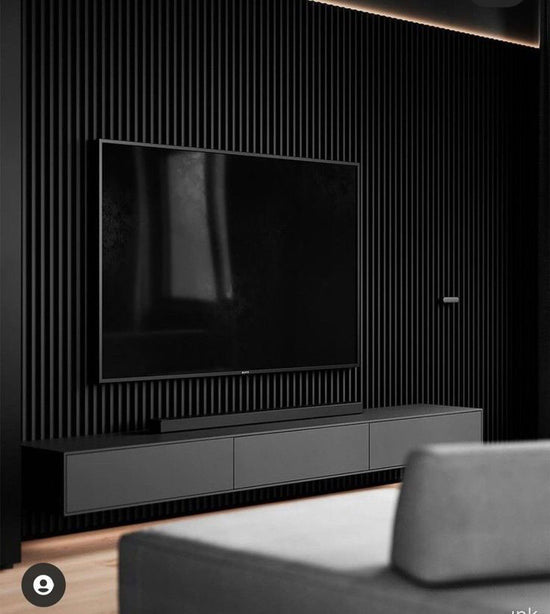Ultra Black WPC Fluted Slat Wall Panels – slatsolution.com