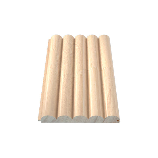 Rounded Slat Unfinished Oak Wood Wall Panels, Stain or Paint Grade ...